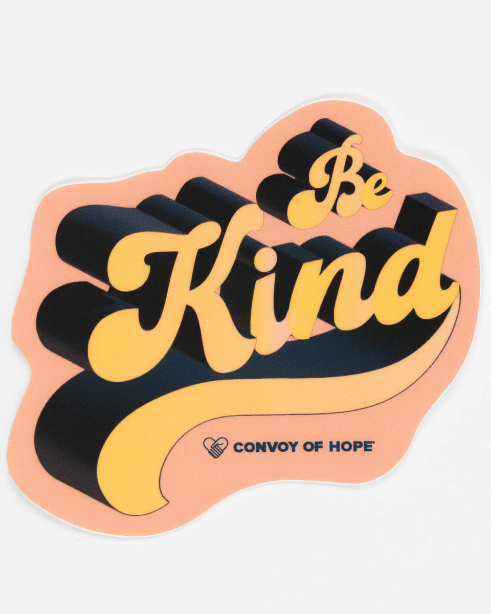 Be Kind Vinyl Sticker – Hope Supply Co.